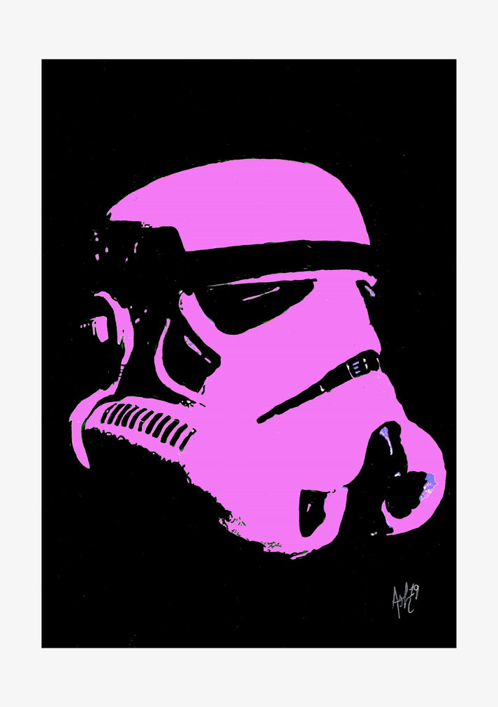 Pink Stormtrooper Signed Print (various sizes) – Jonathan Ash Art